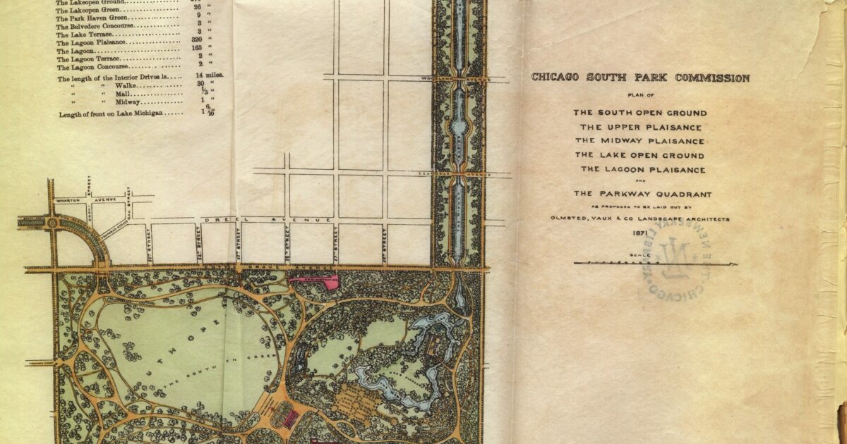 Newberry Library | Olmsted in Chicago: Iconic Greenspaces and the…