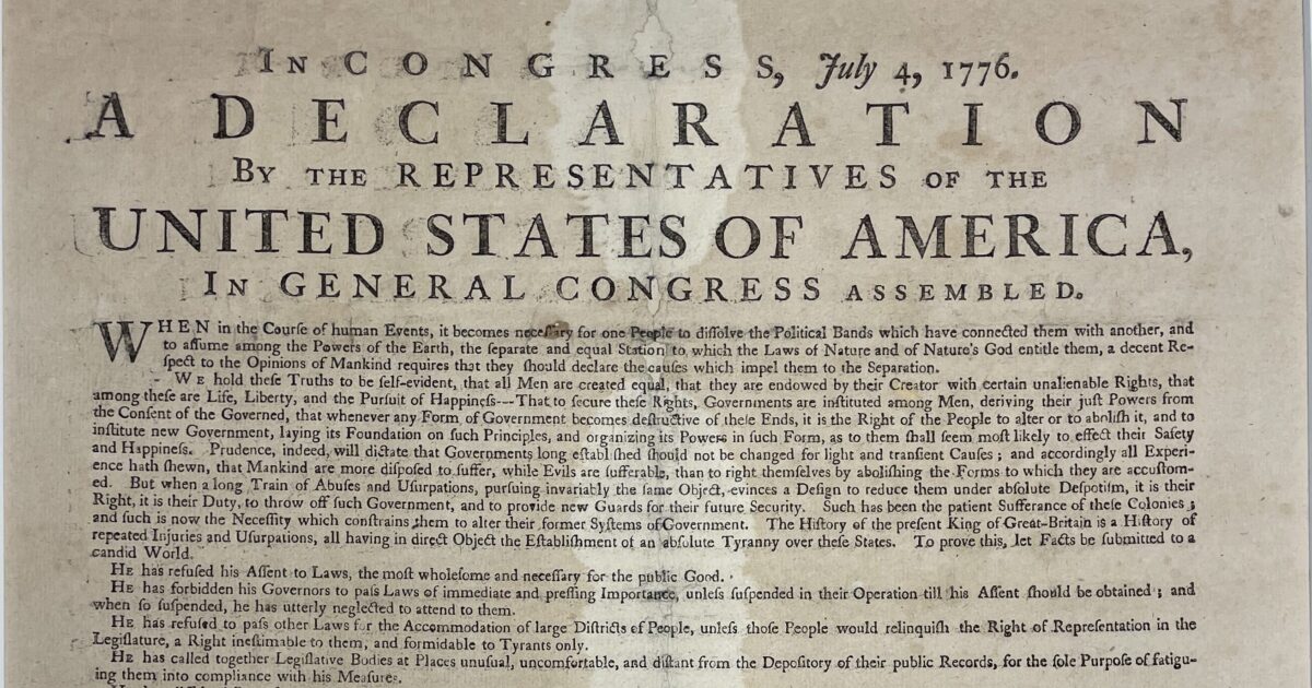 Newberry Library | Free and Independent: The Declaration of…